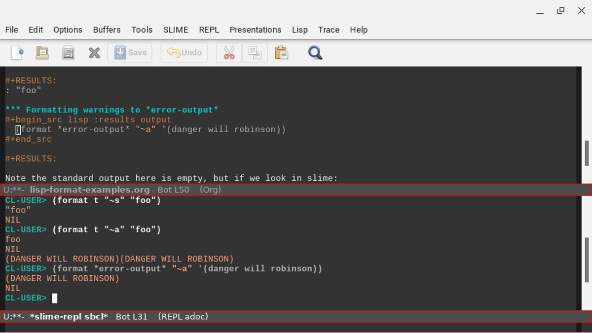 Introductory then Crazy LISP format examples | by screwlisp | Medium