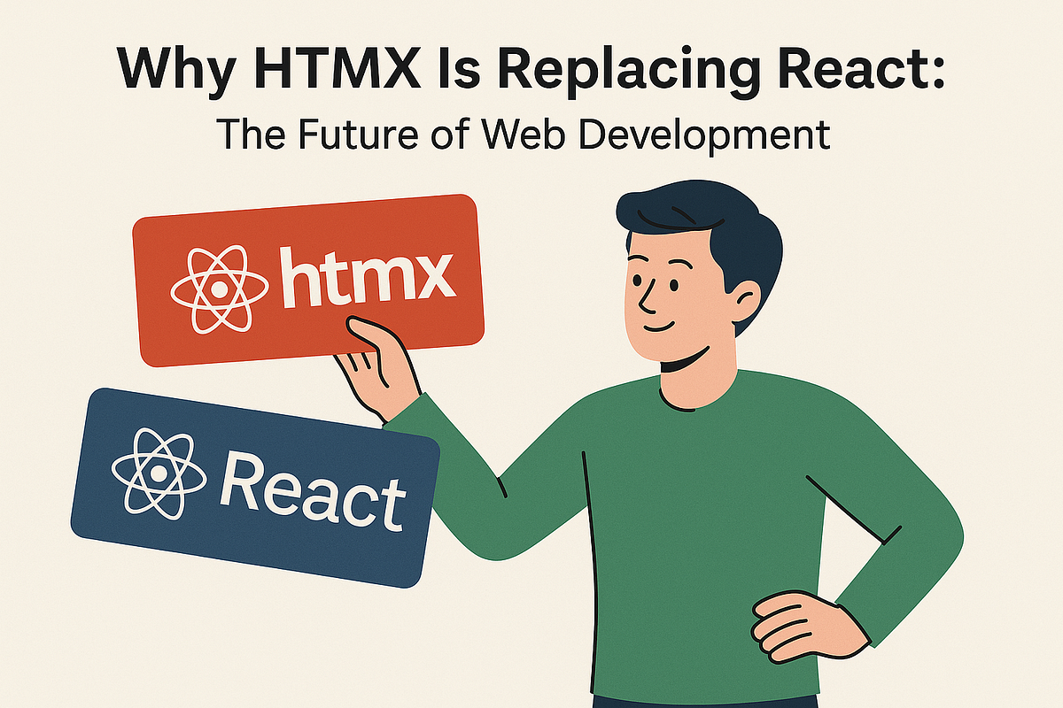 Why HTMX Is Replacing React: The Future of Web Development Performance | by CodeOrbit | Nov ...