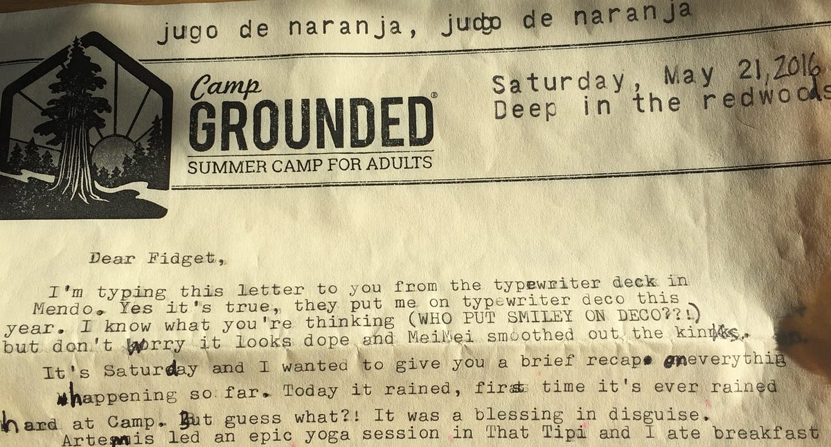 Dear Levi: A Letter From Camp. This is a letter I wrote to my dear ...