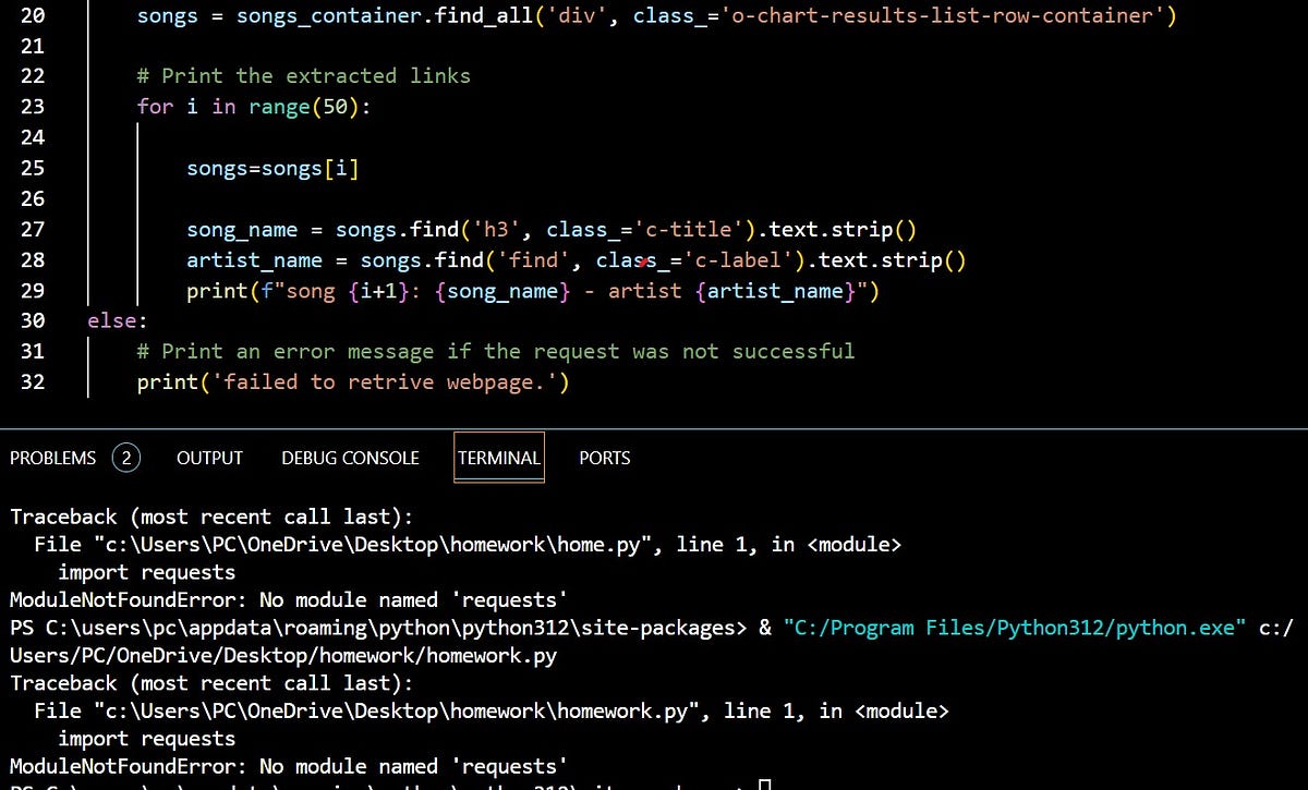 Scraping Typically Refers To The Process Of Extracting Data From Websites It Involves Using