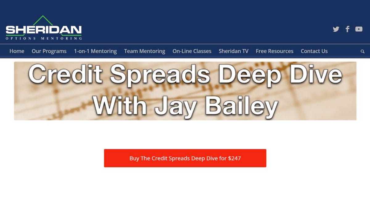 [Course24h.com] Jay Bailey — Credit Spreads Deep Dive | Only $50 | by ...
