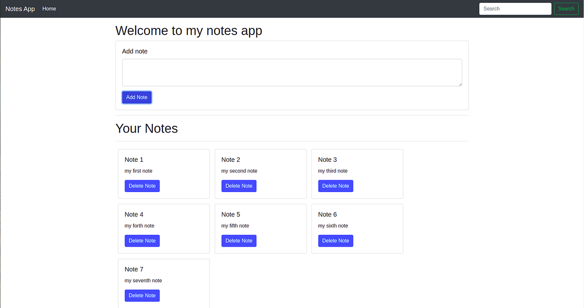 Notes Taking App using javascript, Bootstrap and Local storage | by ...