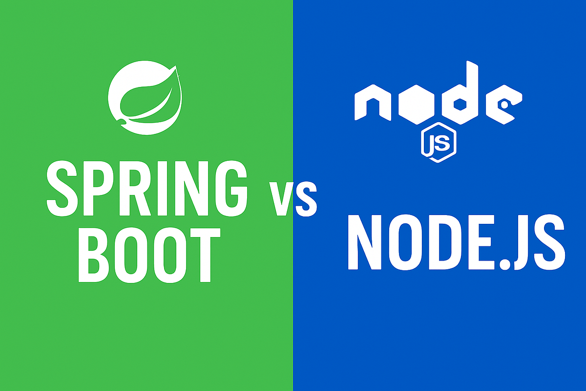 ⚔️ Spring Boot vs. Node.js in 2025: The Ultimate Backend Framework Showdown | by Gopi C K | All ...