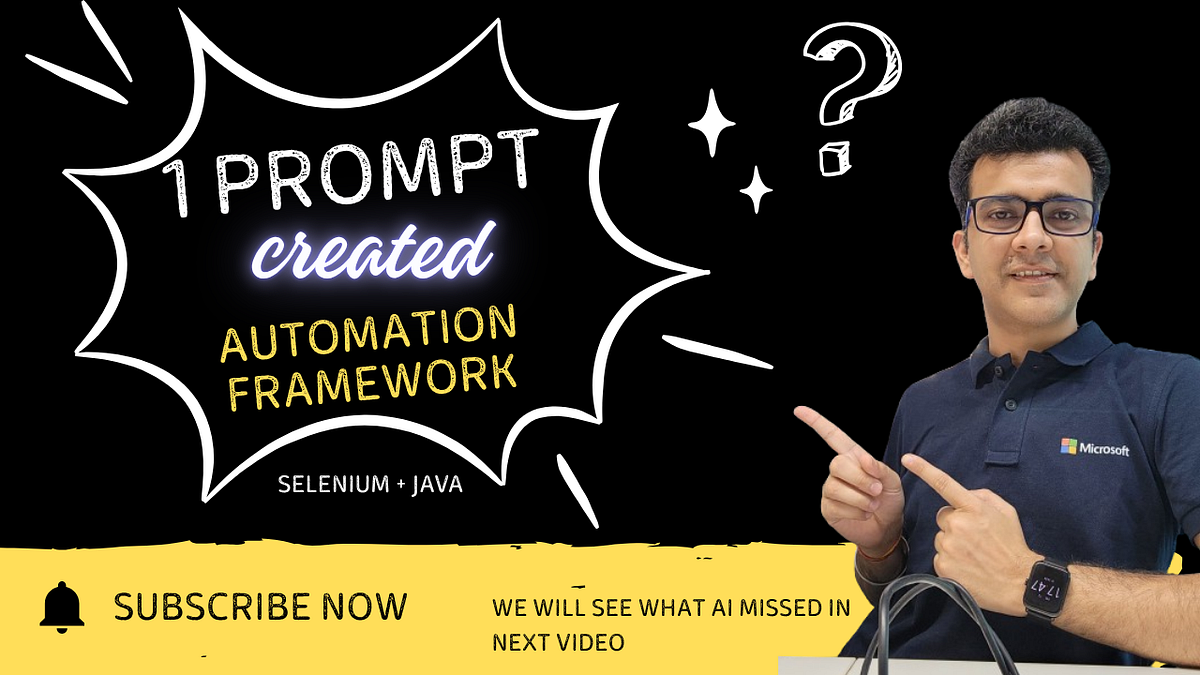 🚀 Build a Selenium Framework in Minutes Using Agentic AI — No Code ...