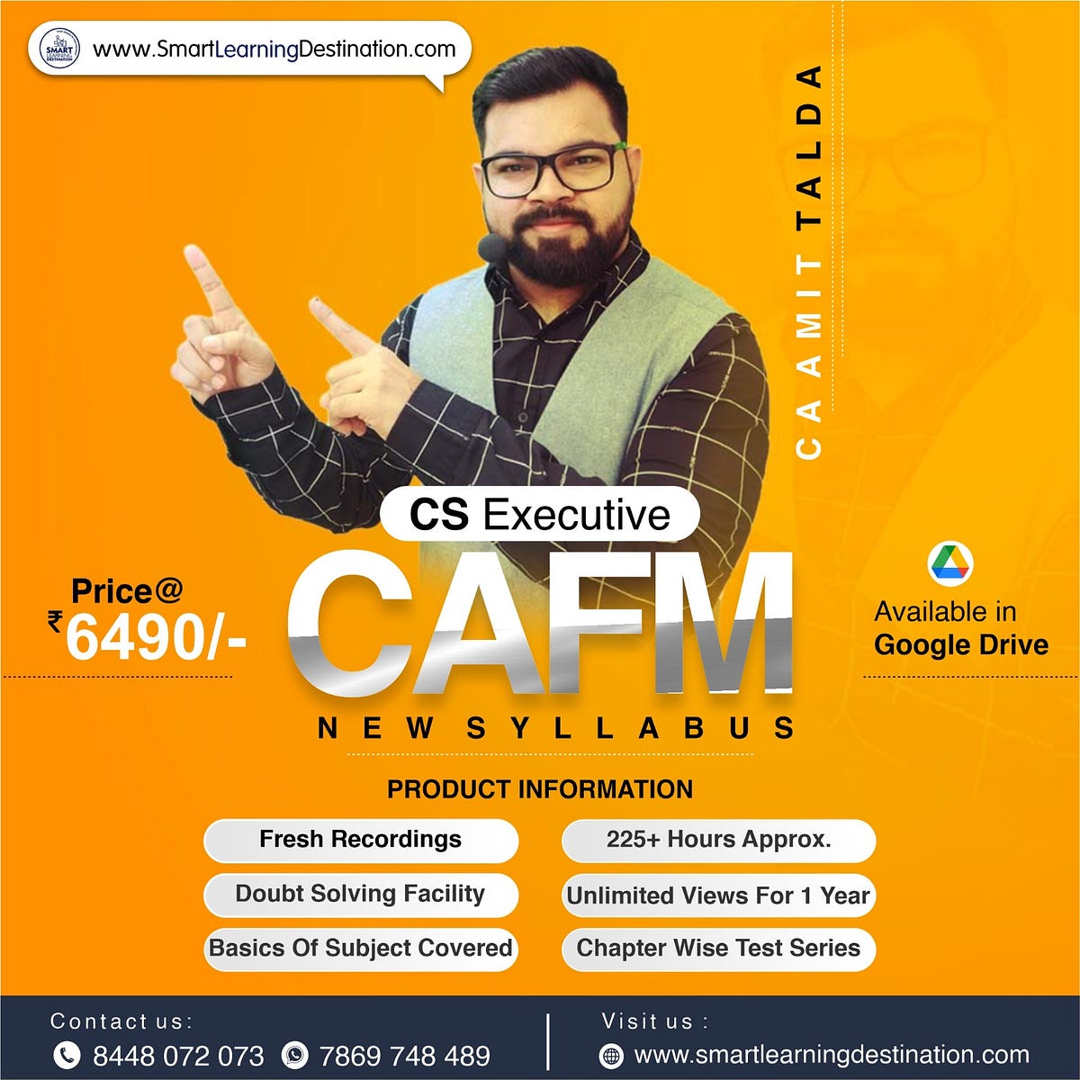 CS Executive I CAFM New Syllabus By CA Amit Talda - Smart learning ...