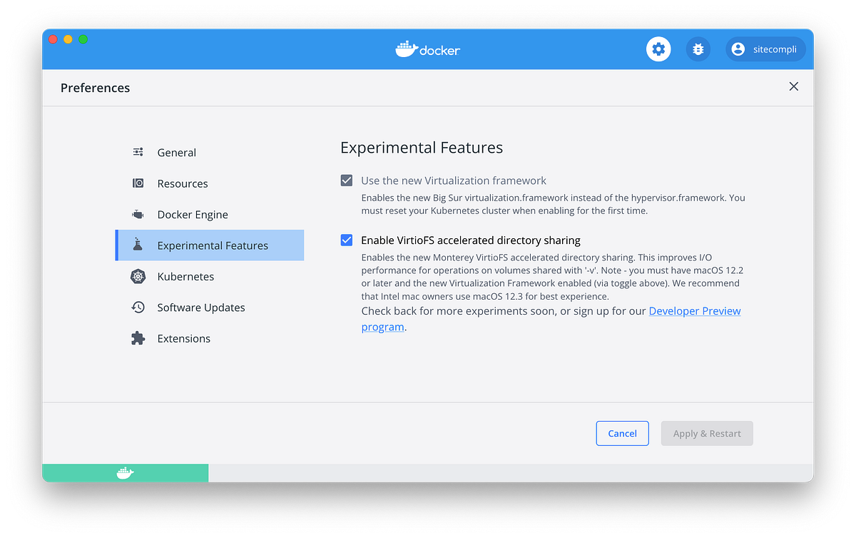 Evaluating Docker Desktop 4 6s New Virtiofs File Sync On Macos By Daniel Hanold Medium