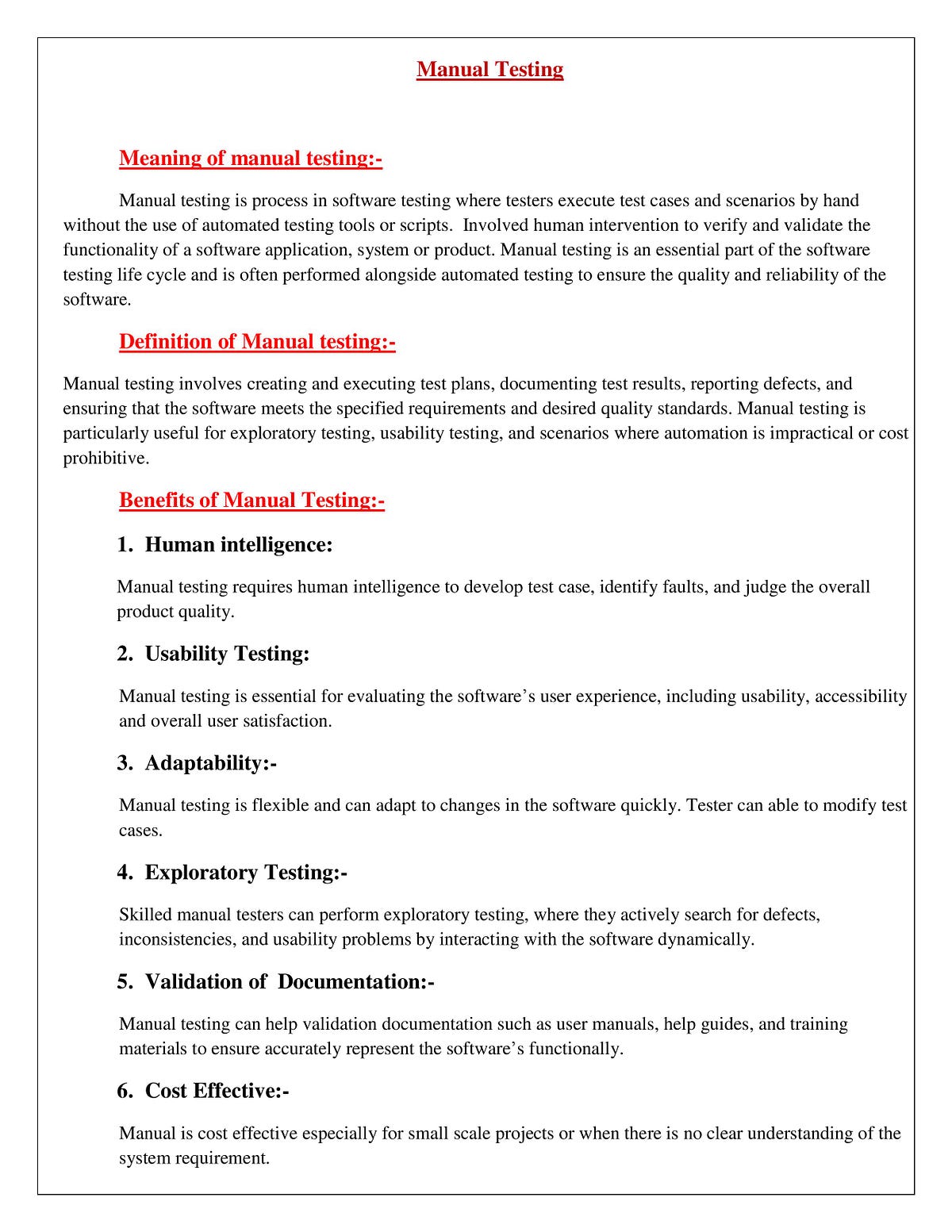 Manual Testing - Ahemalatha - Medium