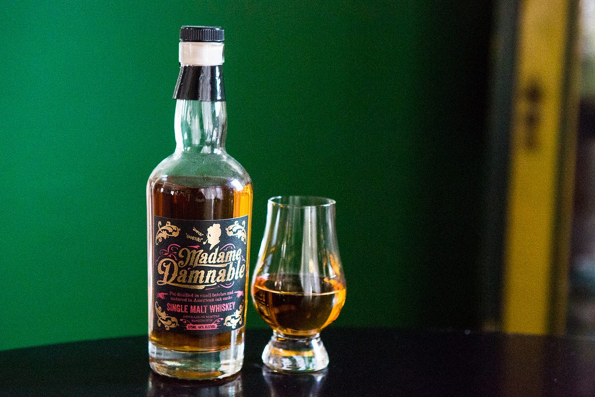 Madame Damnable American Single Malt Whiskey 88 proof Review | by Lenny ...