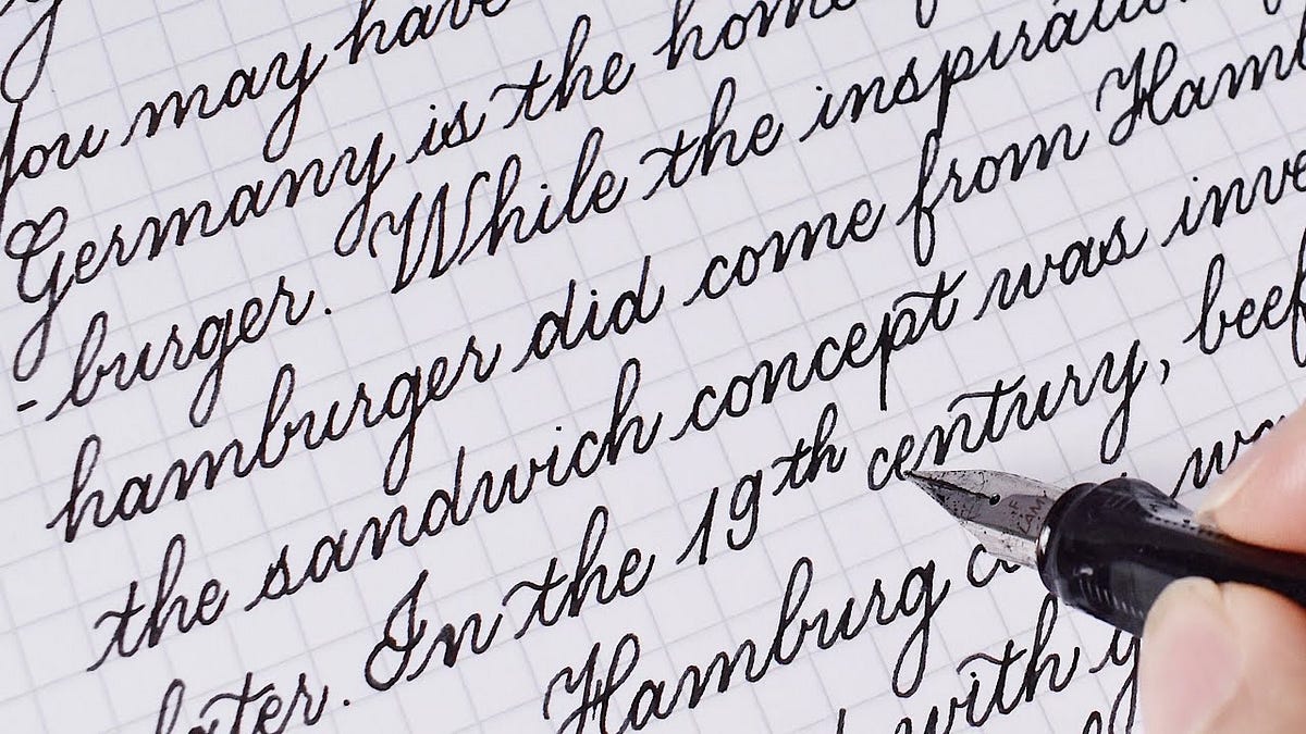 Black Ink and Cursive. Let’s talk about pens and writing as a… | by ...