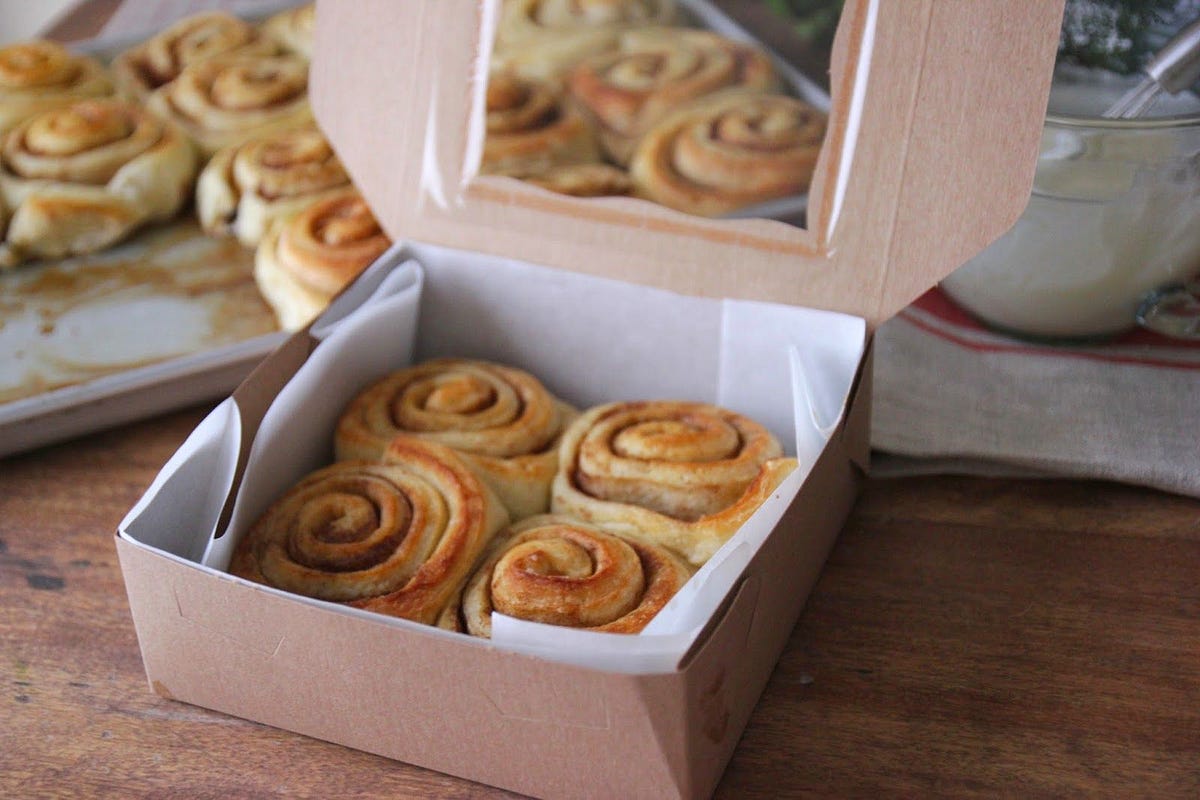 Customizable Paper Boxes for Cinnamon Rolls: Tailored to Your Needs ...