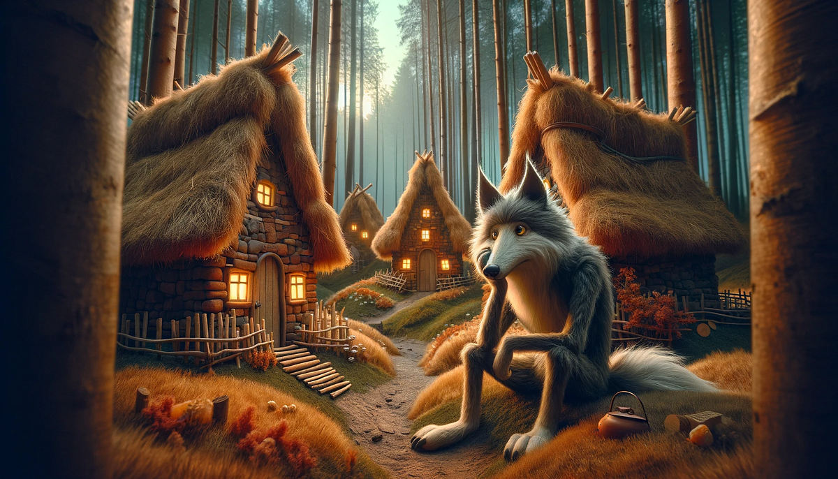 The Three Little Pigs: The Big Bad Wolf’s Side of the Story | by Nathan ...