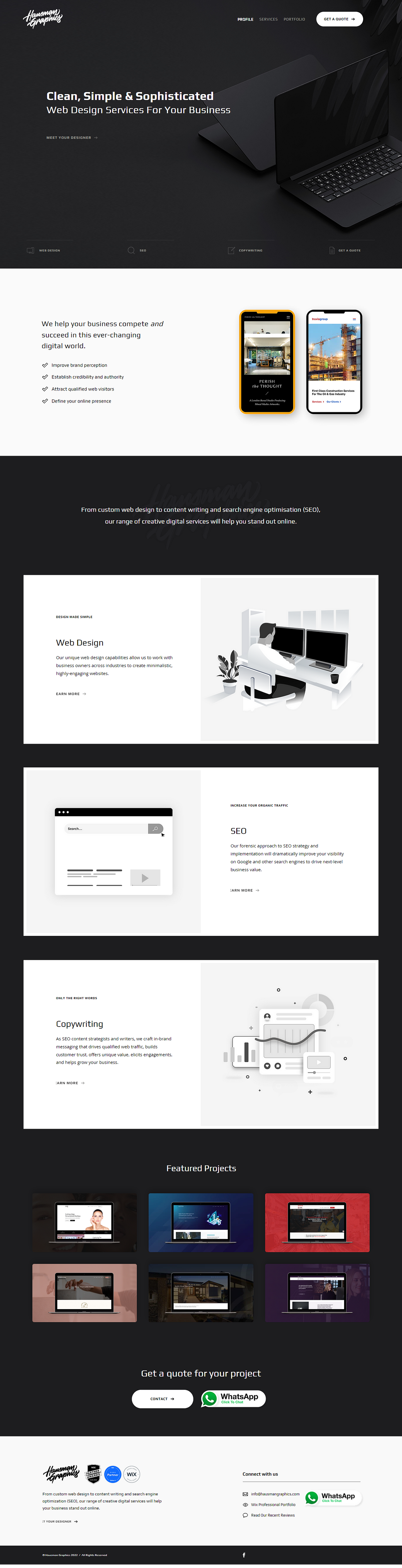 Hausman Graphics’ web design projects | by Rufayel Ahmad | Jun, 2023 ...