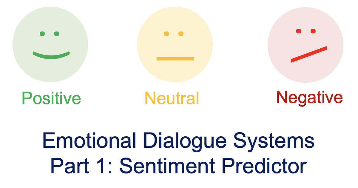 [Deep learning] How to build an emotional chatbot | by Jay Hui | TDS ...