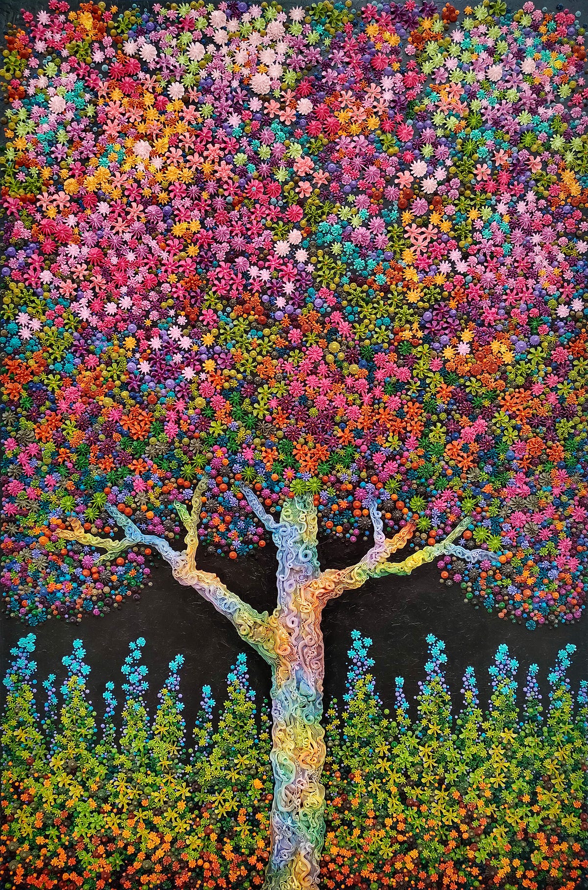 Serenity Tree 7 - Enrique Román Art - Medium