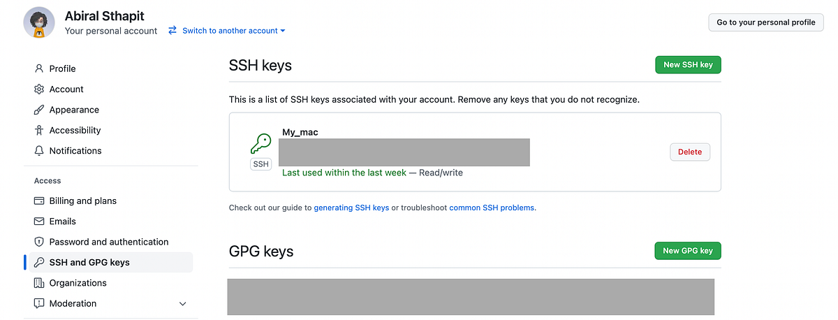 Managing Multiple Github Accounts | by Abiral Sthapit | Medium