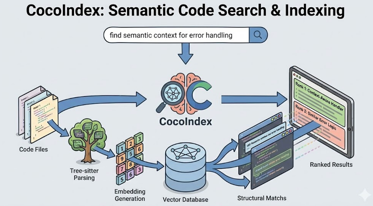 Building Intelligent Codebase Indexing with CocoIndex: A Deep Dive into Semantic Code Search ...