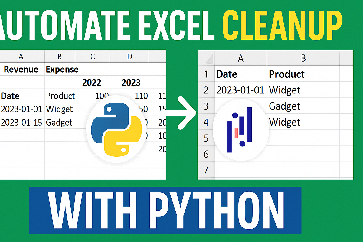 Automating Excel Cleanup Tasks with Pandas and Python Scripts | by Hash Block | Jul, 2025 | Medium