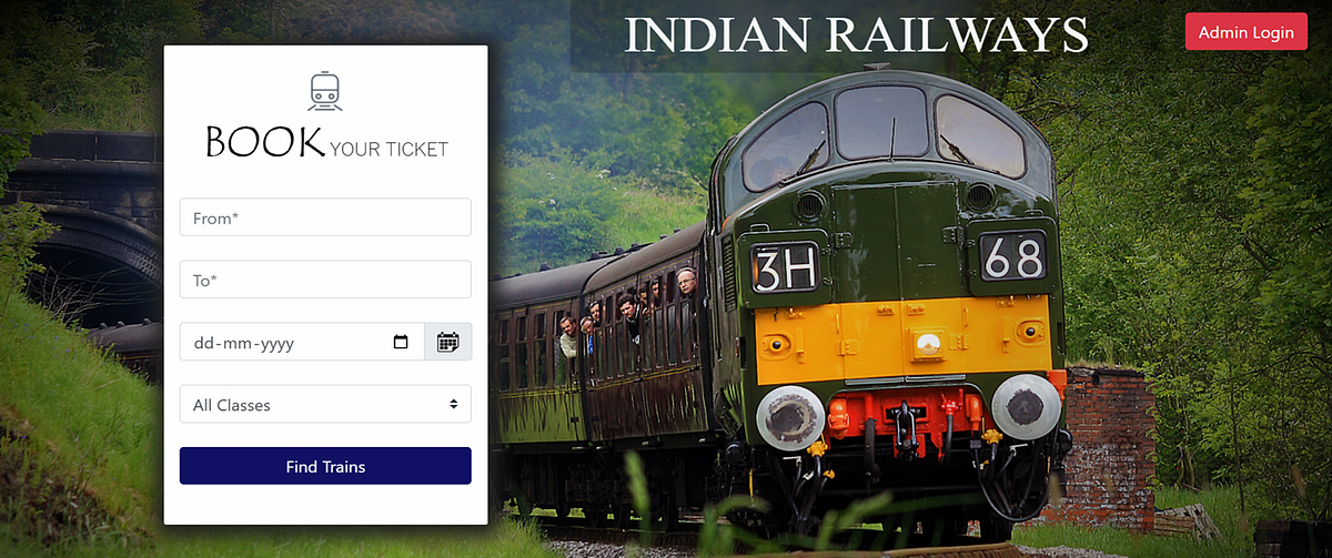 Building a Web-Based Railway Ticket Booking System Using PHP & MySQL ...