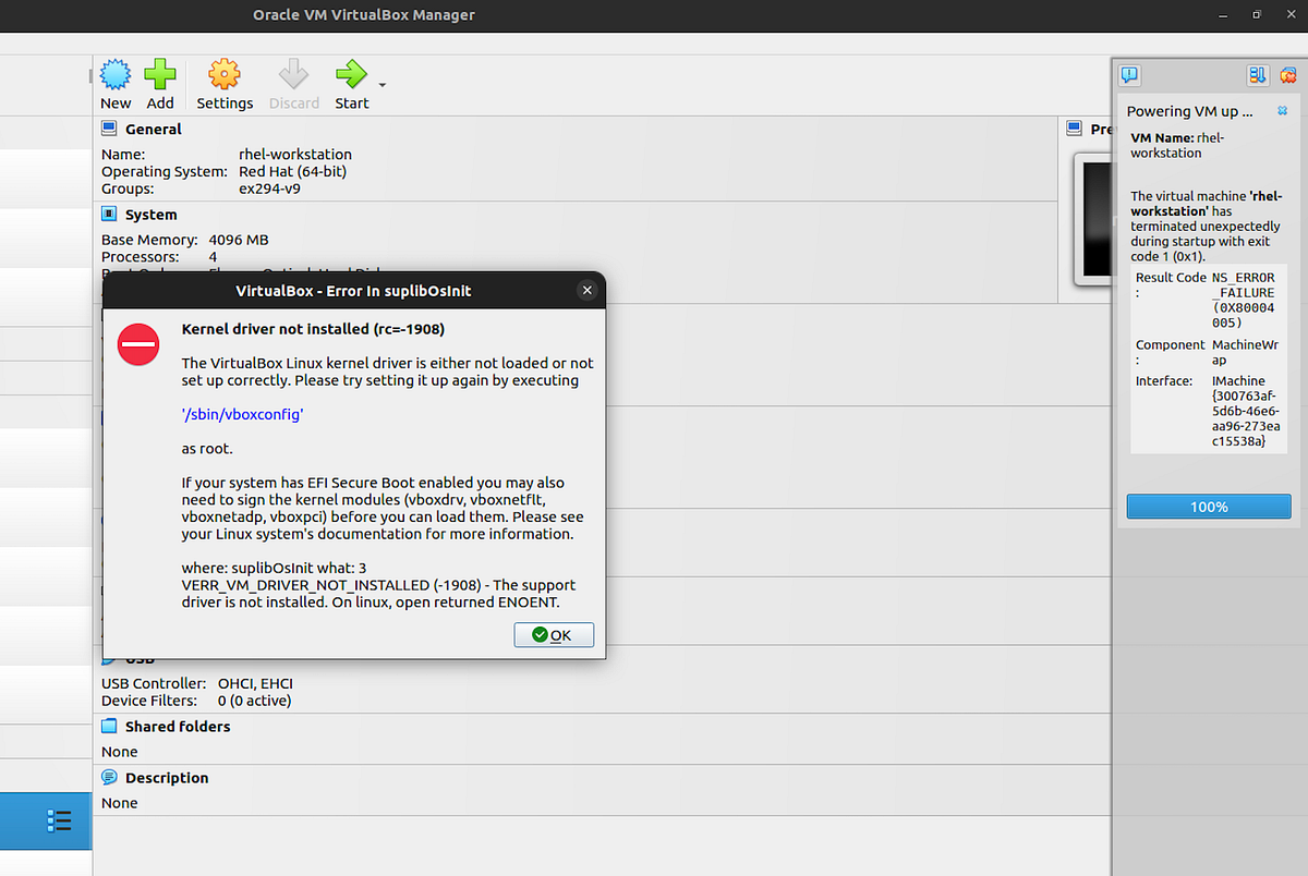 VirtualBox VM Start Fail After Update to Ubuntu 22.04 | by Arif H. | Medium