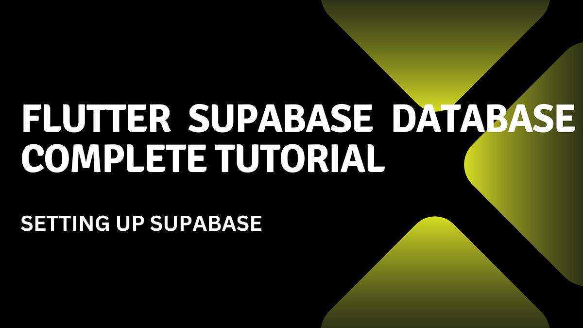 Setting Up Supabase in Flutter. Introduction | by Nandhu Raj | Medium Setting Up Supabase in Flutter. Introduction | by Nandhu Raj | Medium