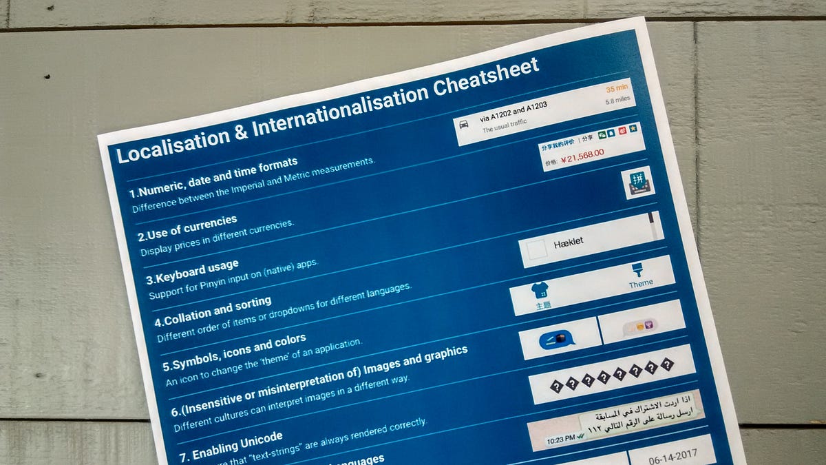 A Localization cheatsheet: Designing for international audiences | by ...