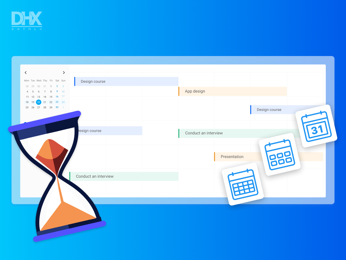 Master Time Management With Dhtmlx Javascript Calendar Widgets By Javascript Ui Libraries