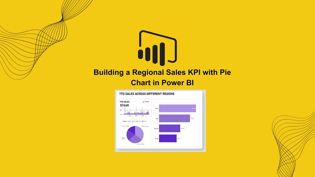 Building a Regional Sales KPI with Pie Chart in Power BI | by Shashanka Shekhar | Microsoft ...