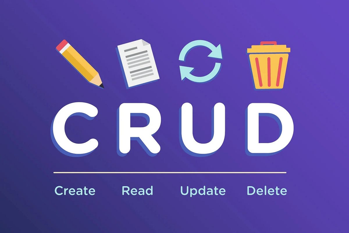 CRUD. Hi Friends, In this blog we are going… | by KATHISH KUMARAN R ...