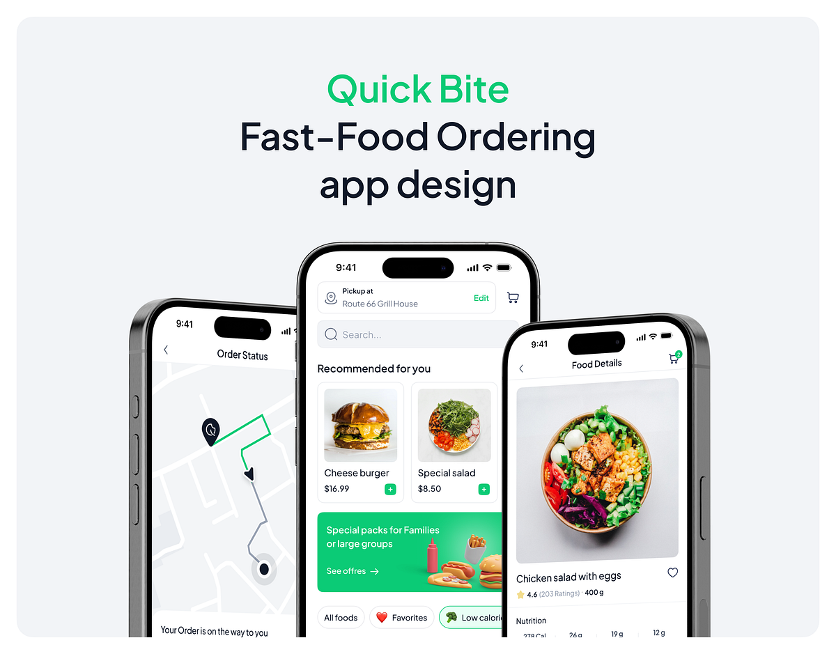 Introducing ‘Quick Bite’: My UX Project from Google’s Course | by ...
