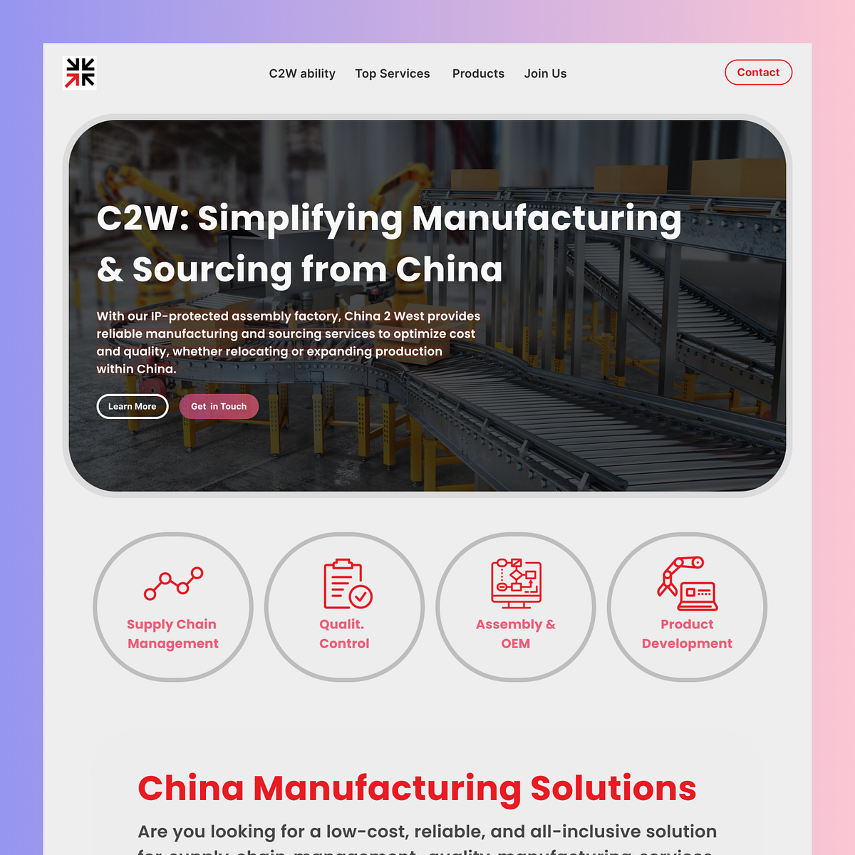 Transforming C2W: A 4-Hour Website Redesign for Better UI & UX | by Yibo chen | Sep, 2024 | Medium