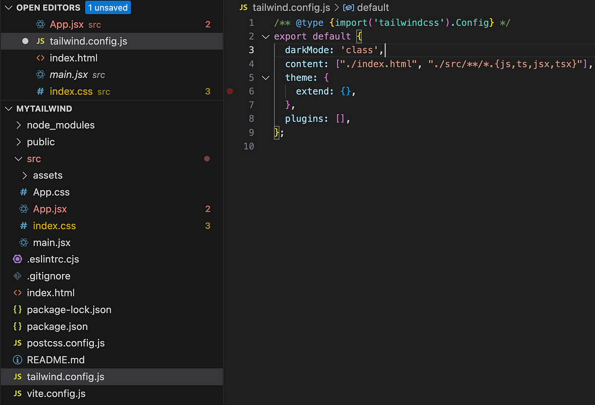 Tailwindcss React Using Vite And Implements Lightdark Mode By Jun Sutthiphong Suwanich Medium 5274