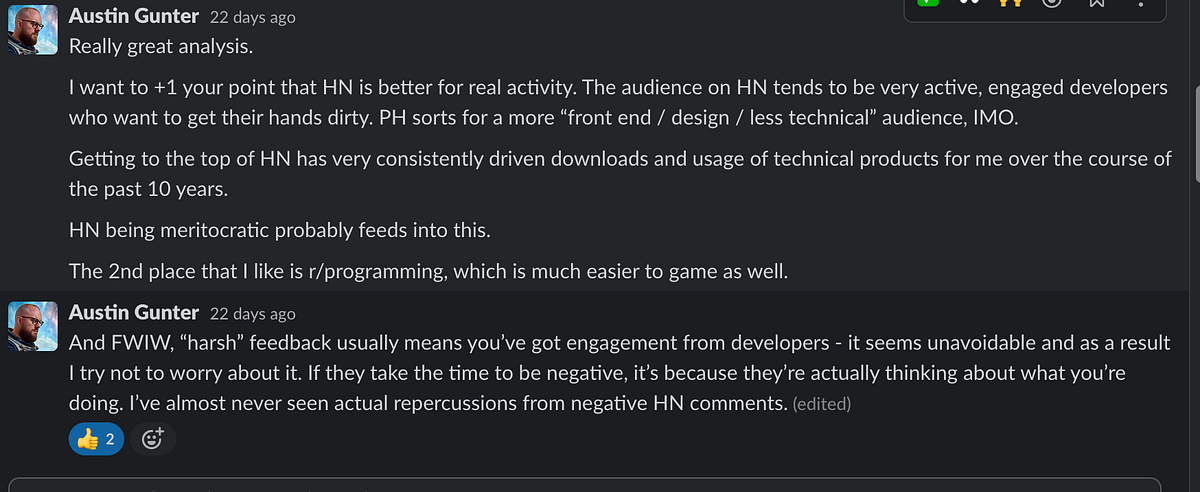 Lessons launching a developer tool on Hacker News VS Product Hunt and ...
