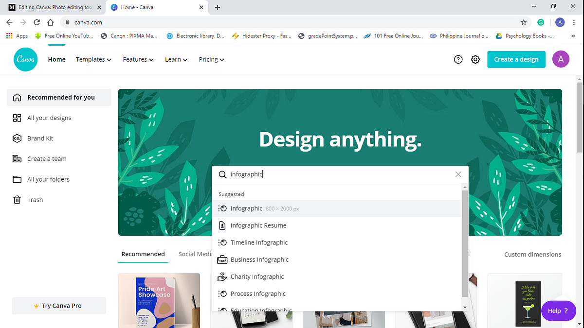 Canva: Photo editing tool that will make you a pro | by KATE LAVEEN T ...