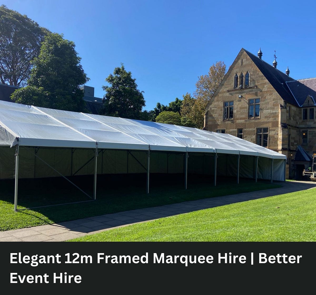 Elegant 12m Framed Marquee Hire — Better Event Hire - Bettereventhire ...