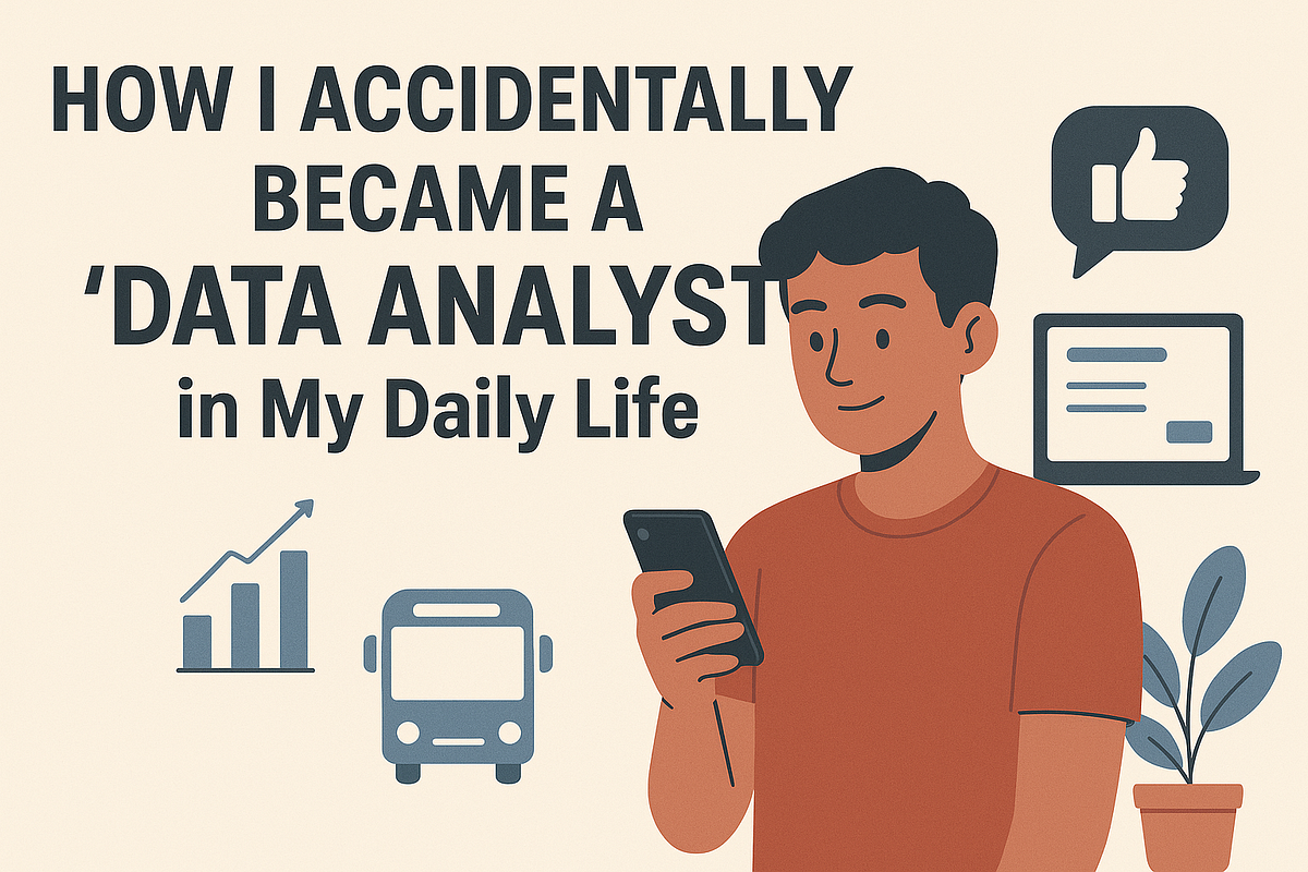📊 How I Accidentally Became a “Data Analyst” in My Daily Life | by ...