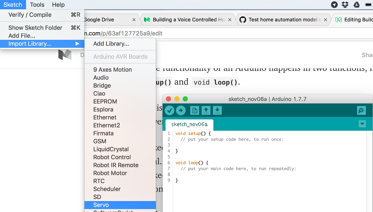 Building a Voice Controlled Home Automation Model — Part 3— Arduino ...