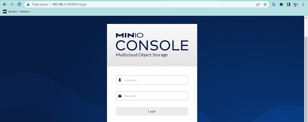 Tutorial Install MinIO Menggunakan Container pada RHEL 8 | by davidm | Medium