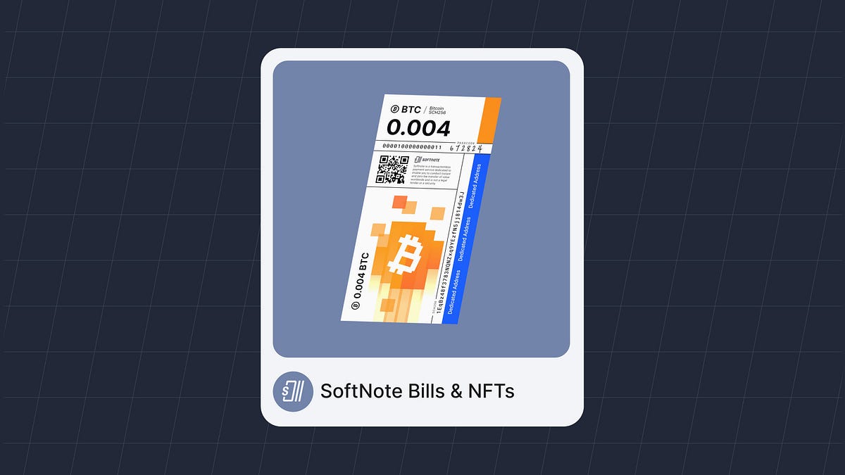 Softnote Bills and NFTs — Understanding the Difference | by Tectum SoftNote | Medium