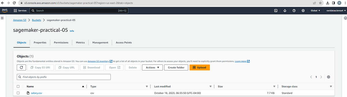 Creating Machine Learning Model using Amazon SageMaker Canvas | by Ravi Ranjan Kumar DUBEY | Medium