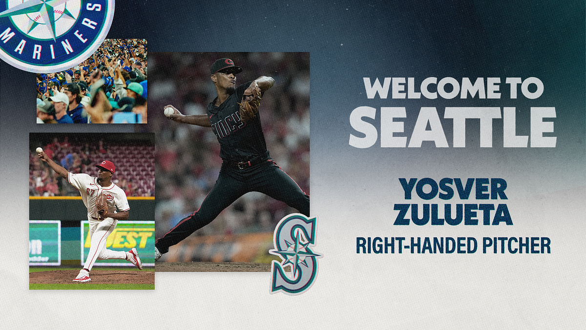 Mariners Acquire RHP Yosver Zulueta from Cincinnati | by Mariners PR ...