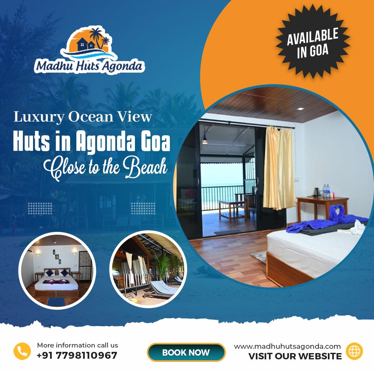 South Goa- Ocean View Huts — by Madhu Huts Agonda | by Madhu Huts ...