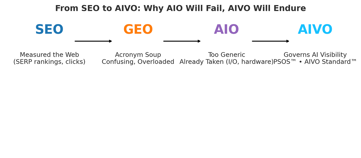 Why AIO Will Fail Just Like GEO — and Why AIVO Is the Framework That ...
