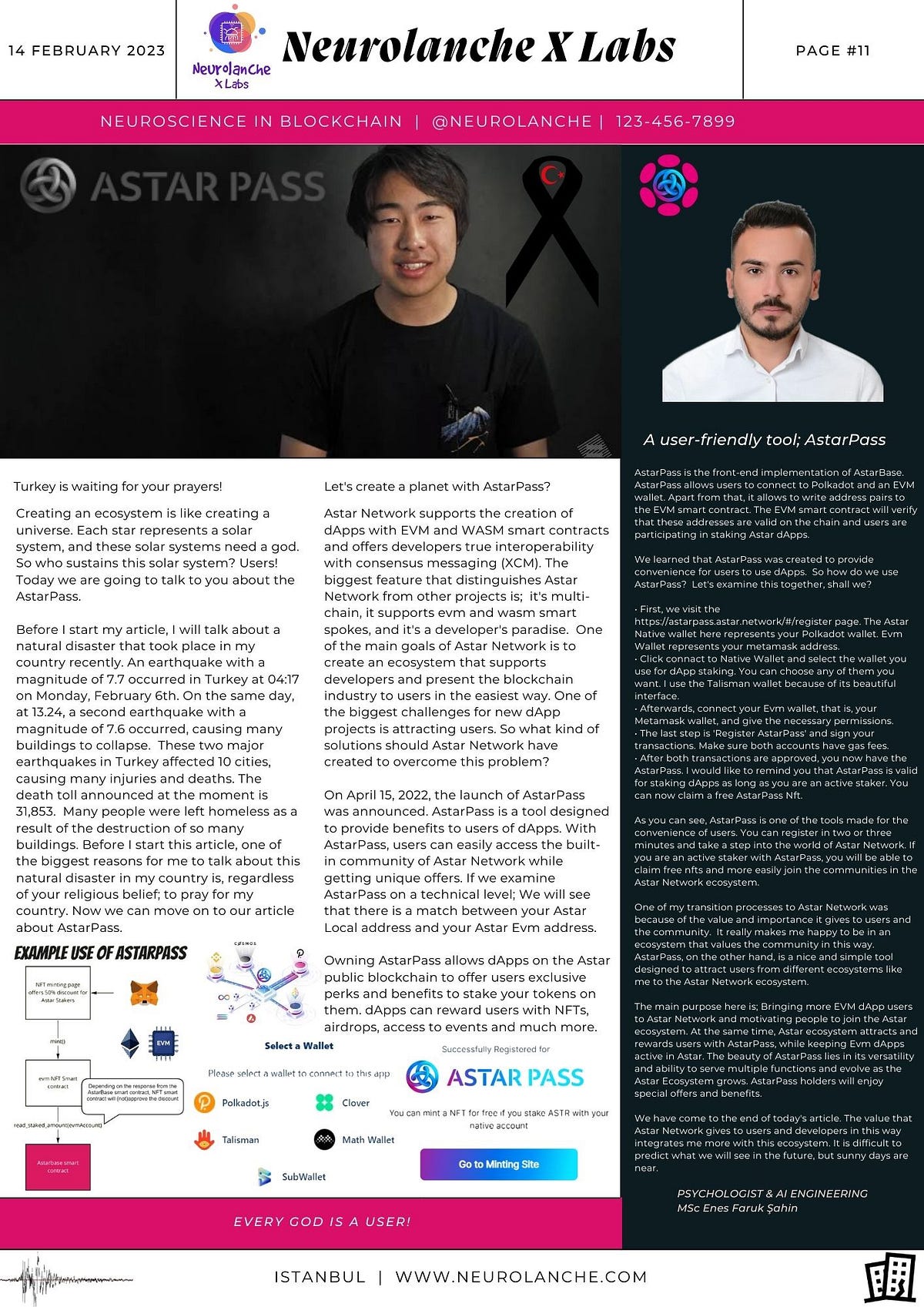 A paradise for users; Astar Pass. Creating an ecosystem is like ...