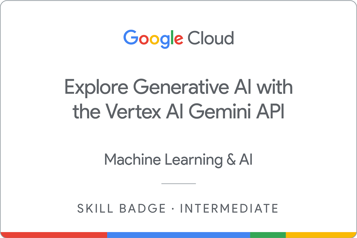 Exploring Generative AI with the Gemini API in Vertex AI — My Experience with Google Cloud’s ...