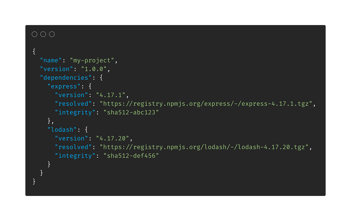 Understanding package.json and package-lock.json: A Developer’s Guide | by Himanshu | Mar, 2025 ...
