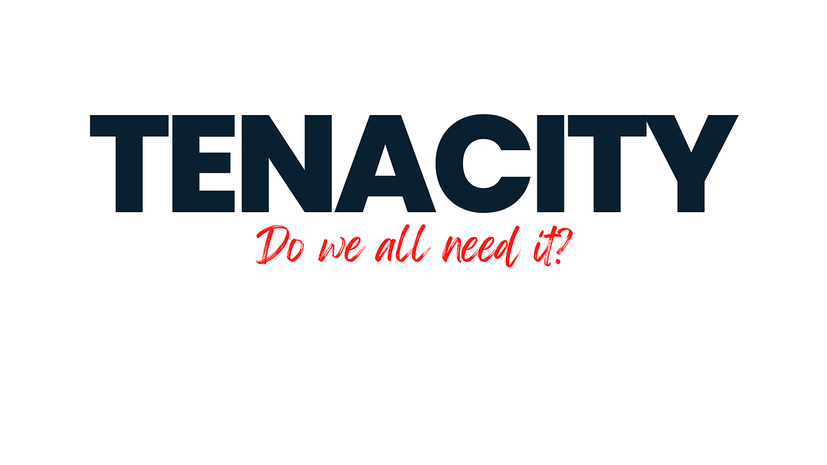 The Benefits of Tenacity While Still Being Respectful of Others | by ...
