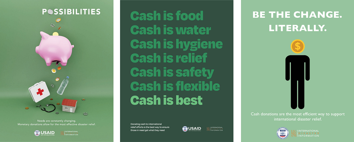 Why “Cash is Best” for International Disaster Relief | by USAID Saves ...
