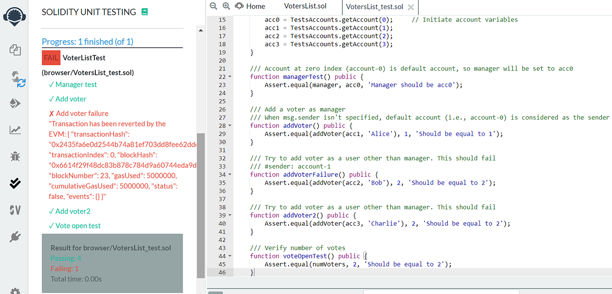 Solidity Unit Testing with Remix IDE — A Few Missing Pieces | by Dilum ...