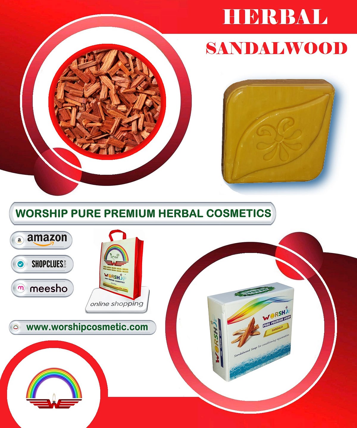 Organic Herbal Sandalwood Soap Nourish and condition your skin with ...
