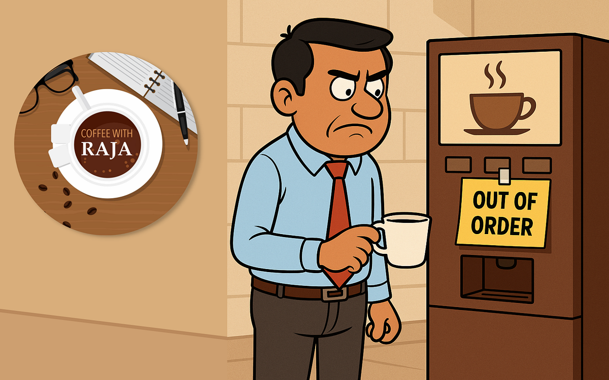 The Broken Coffee Machine ☕. A senior manager at a tech firm, known ...
